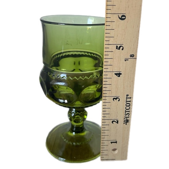 Kings Crown | Dining | Vintage Goblets Set Of 4 Avocado Green Kings ...